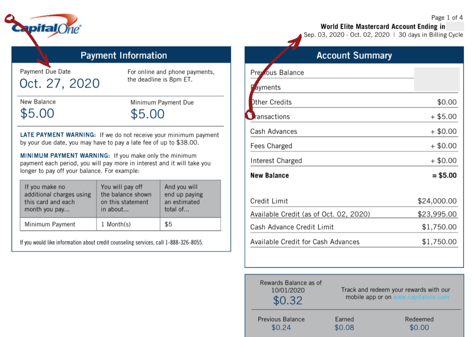When does Capital One report to credit bureaus?